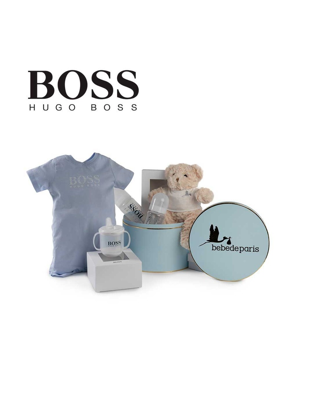 Coffret Bébé Hugo Boss Essentials | Cadeau de Naissance Élégant – Bebedeparis.com
